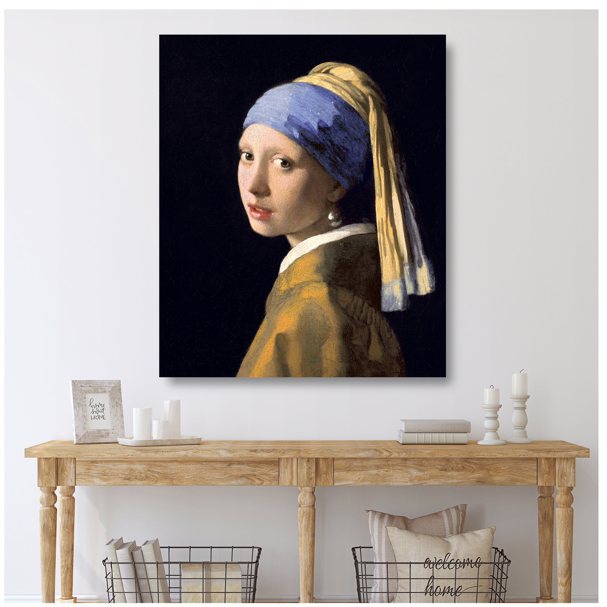 A&T ARTWORK Girl with a Pearl Earring by Johannes Vermeer The World ...