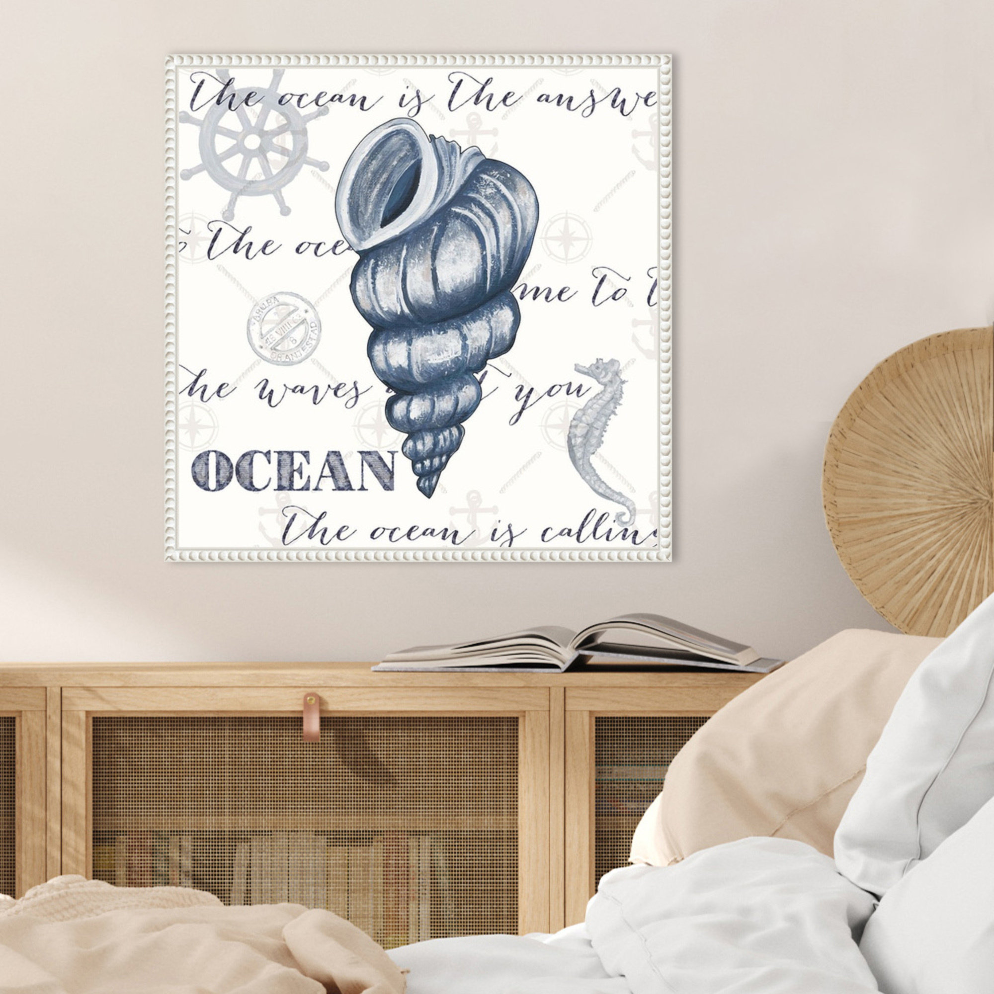 Amanti Art Gina Ritter Indigo Ocean Treasures I Framed On Canvas by ...