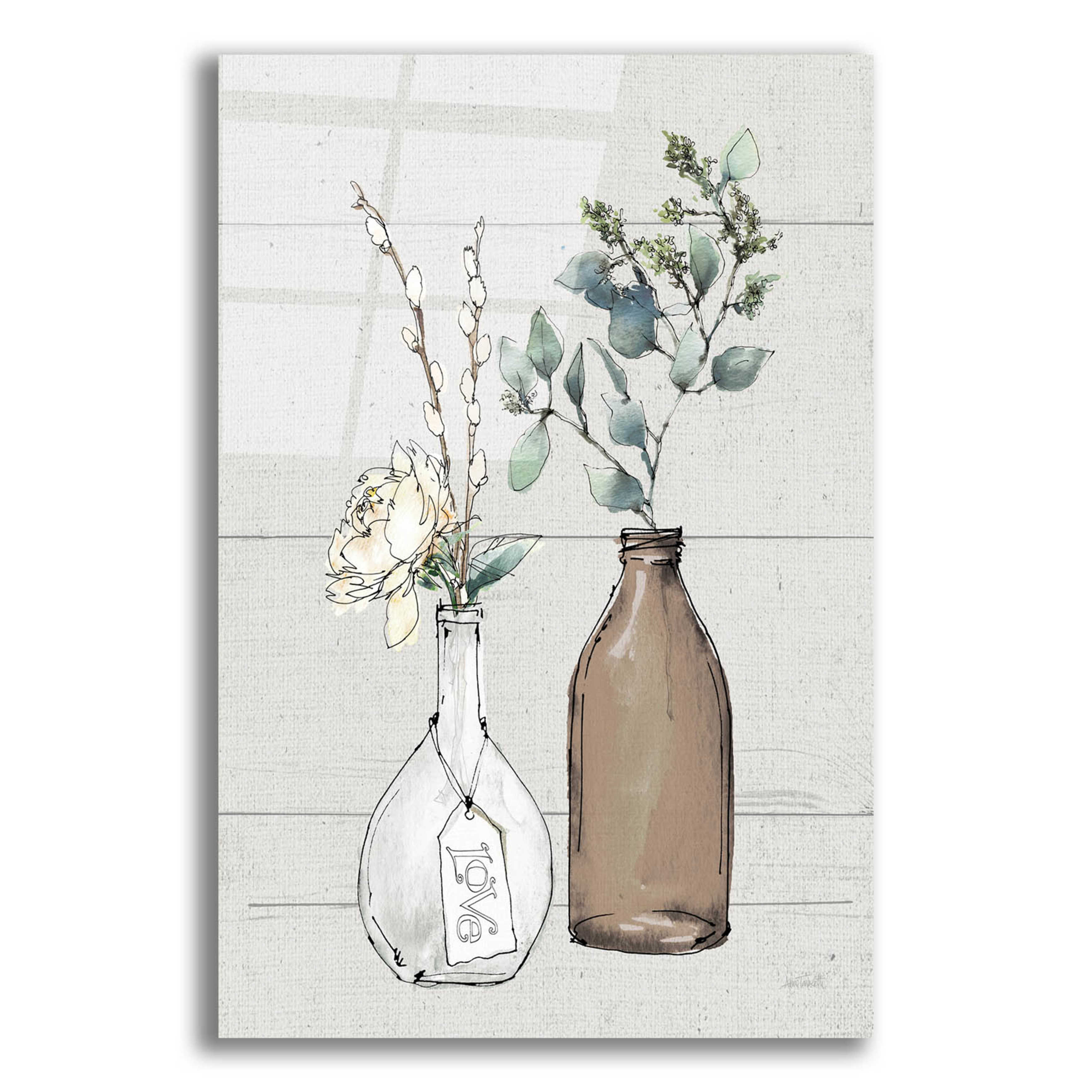 Gracie Oaks Modern Farmhouse III Shiplap by Ann Tavoletti - Unframed ...