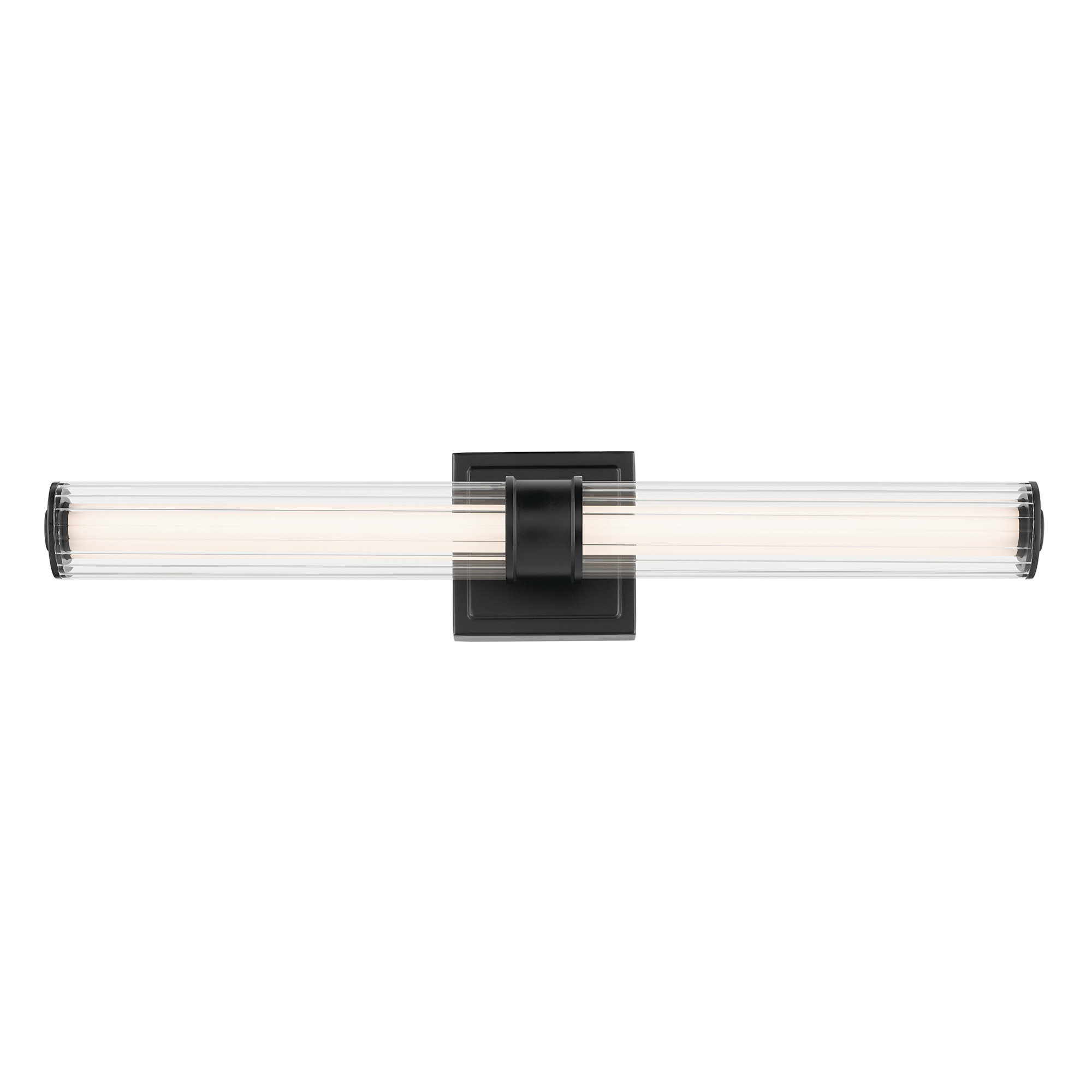 Kichler 26.5" Linear Bath Bar Medium LED with Clear Fluted Glass ...