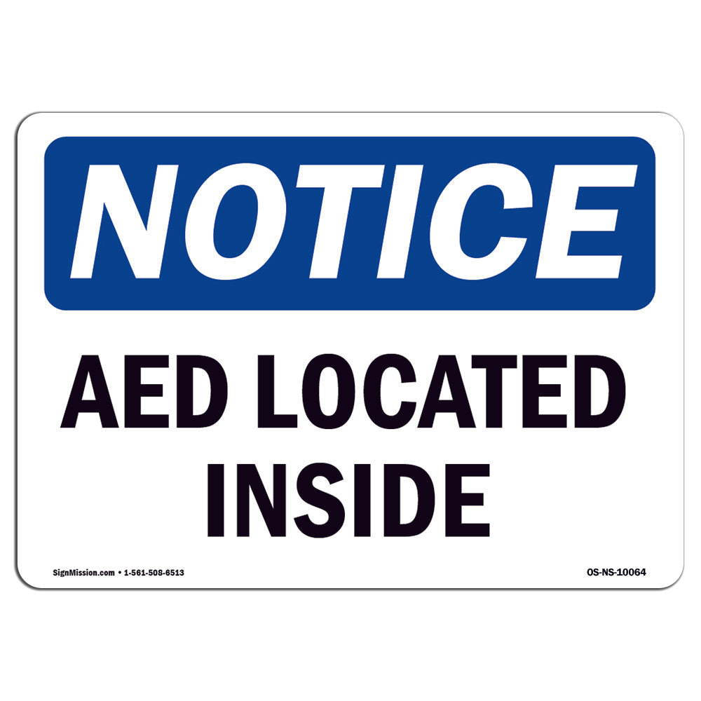 SignMission AED Located Inside Sign | Wayfair