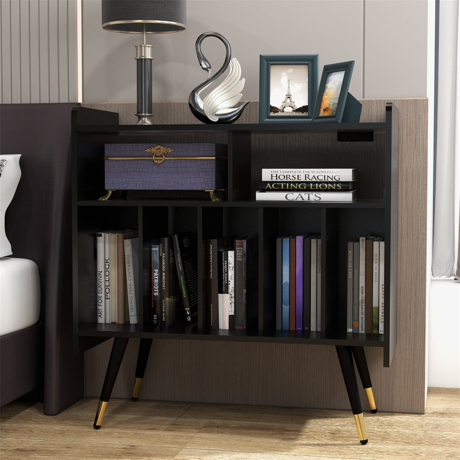 cozypony Audio Record Rack With 2-Shelves | Wayfair