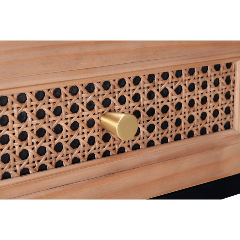 Bay Isle Home™ Aril Fully-Assembled Modern Farmhouse Woven Cane ...