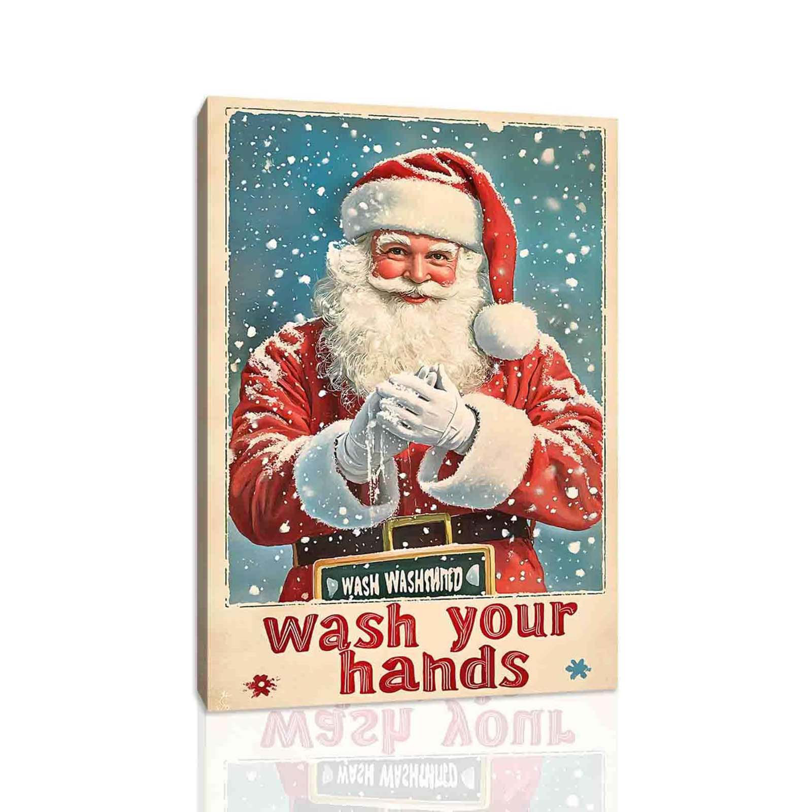 Ophelia & Co. Vintage Santa Claus Prints Santa Bathroom Wall Art Wash ...