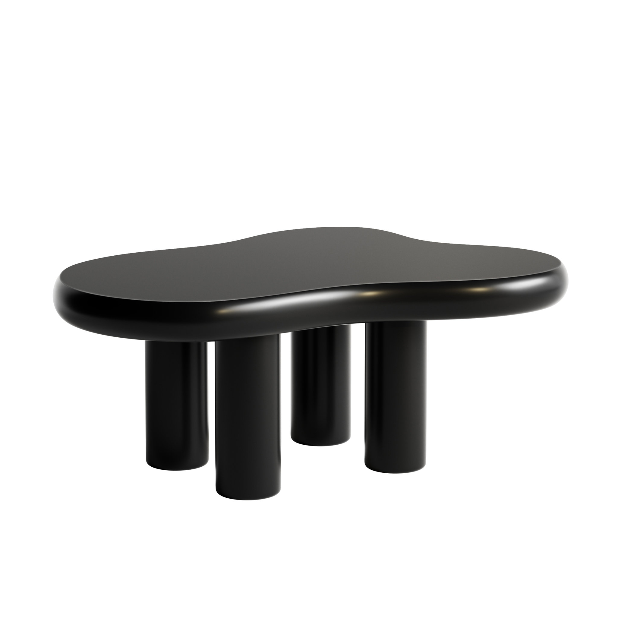 George Oliver Cloud Coffee Table, Cute Coffee Table With 4 Solid Legs ...