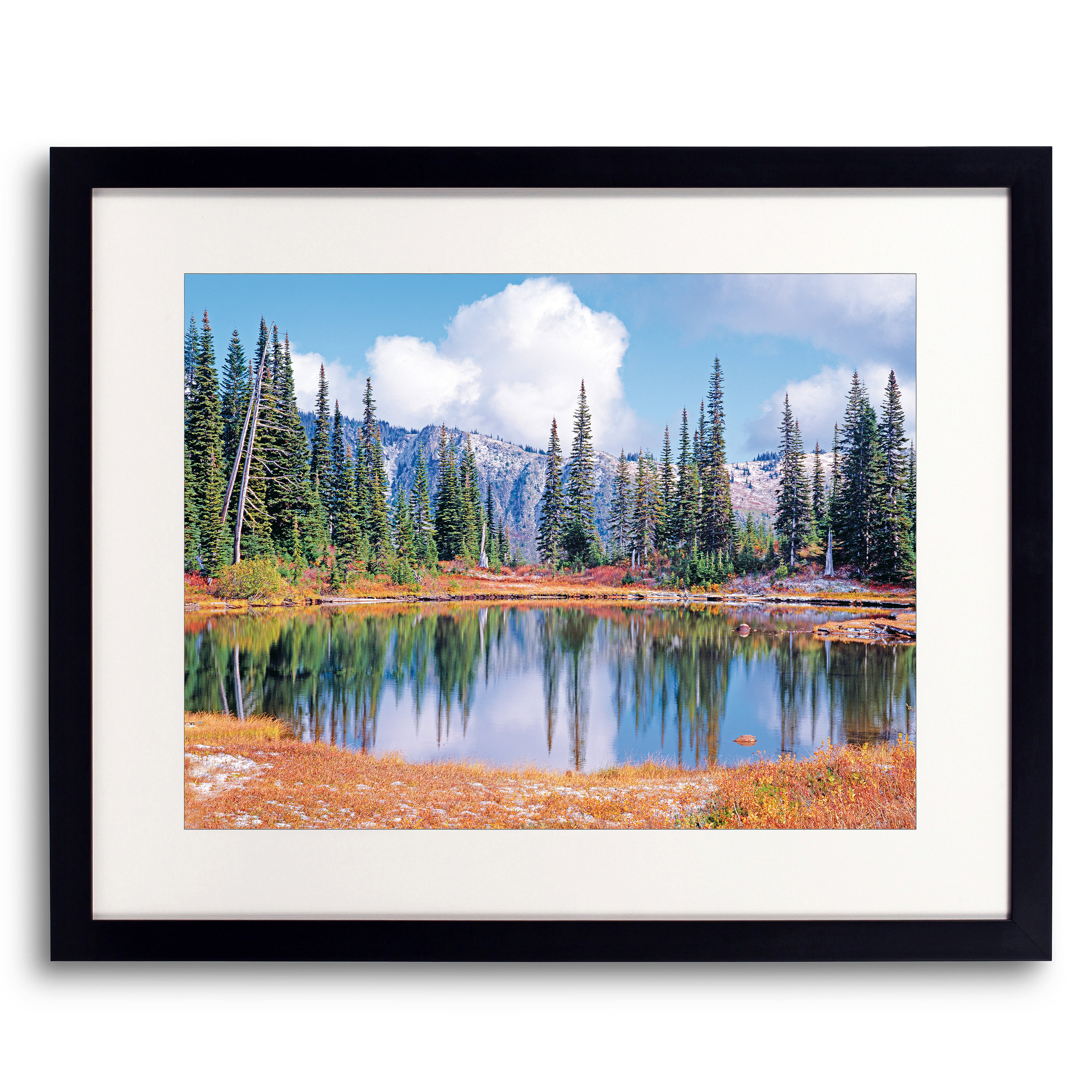 Made & Curated Reflection Lake Autumn Portrait By Bruce Heinemann ...