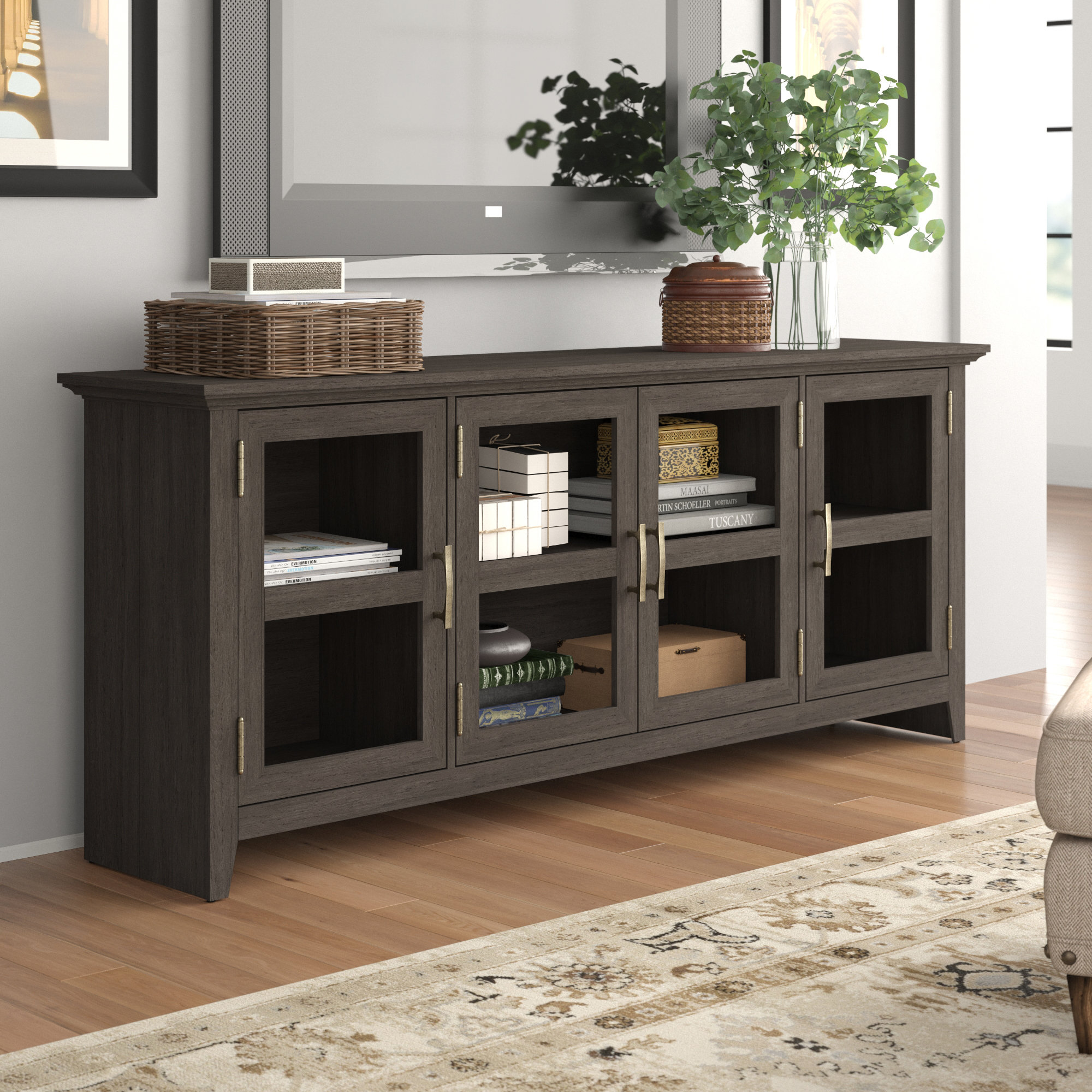 Three Posts™ Keefer 72'' Media Console & Reviews | Wayfair