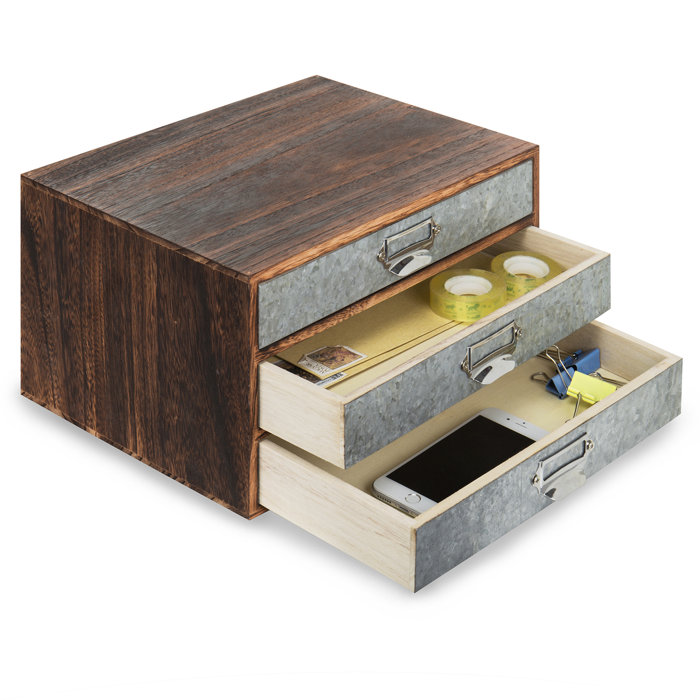 Inbox Zero Stackable Desk Organizer with Drawers & Reviews | Wayfair