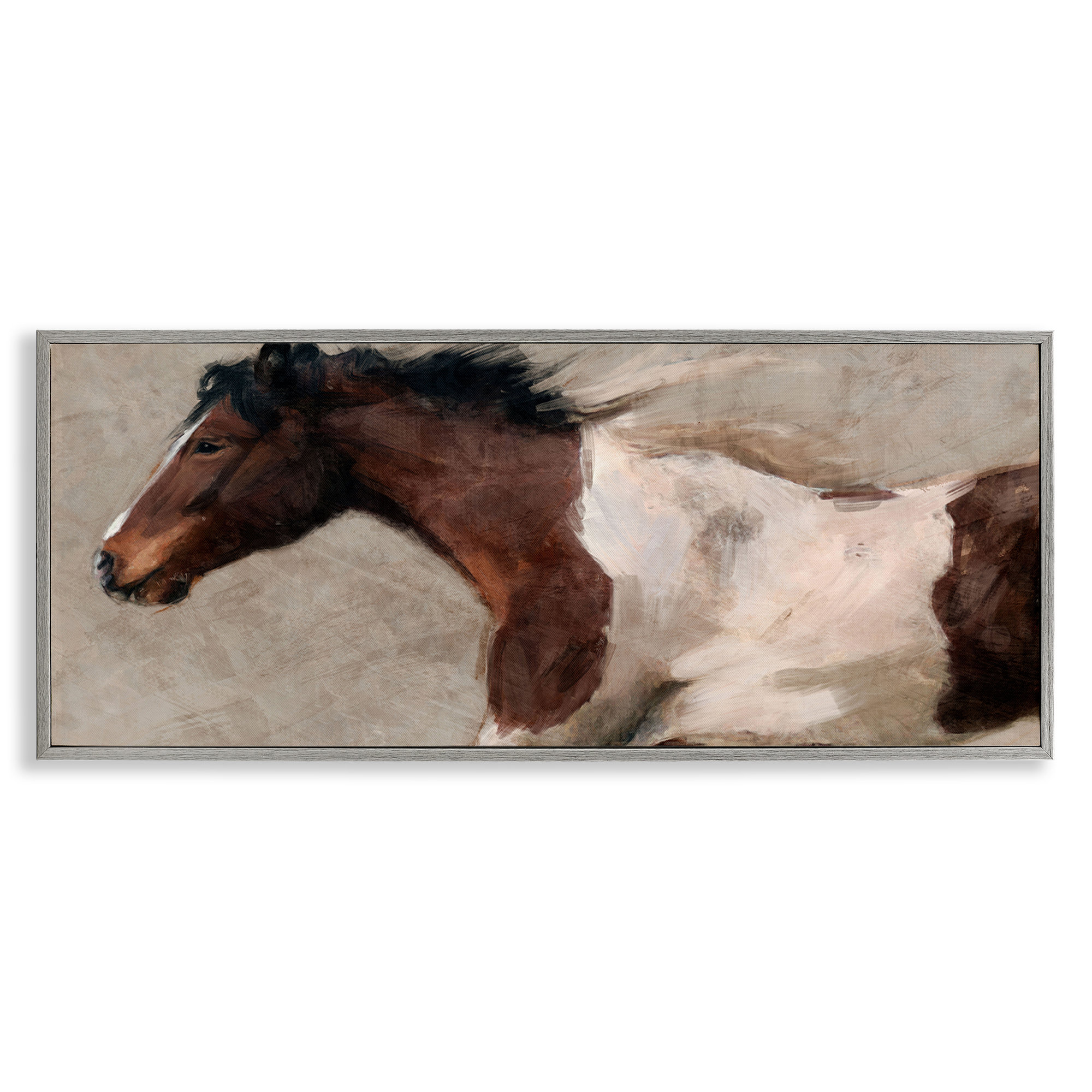 Ophelia & Co. Dashing Horse Framed Giclee Art by Nina | Wayfair