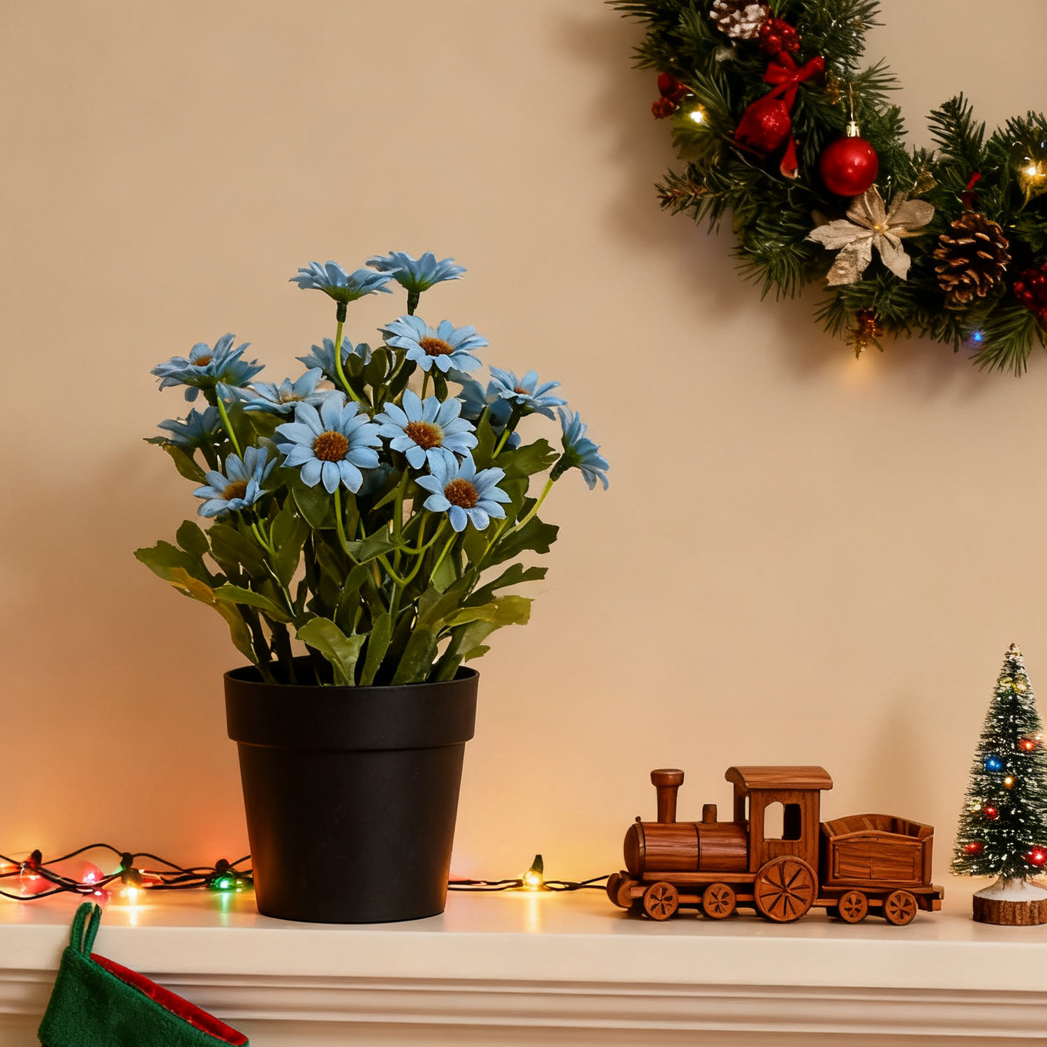 Mercer41 Petites fausses plantes fleurs de marguerites artificielles en ...