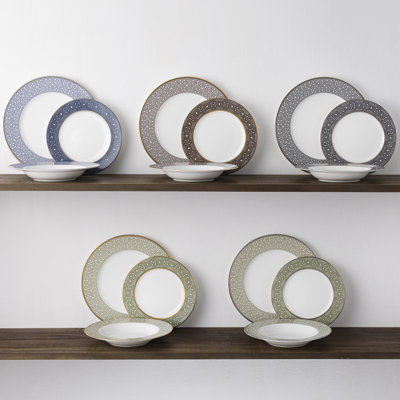 Noritake Infinity Dinner Plates, 11" | Wayfair