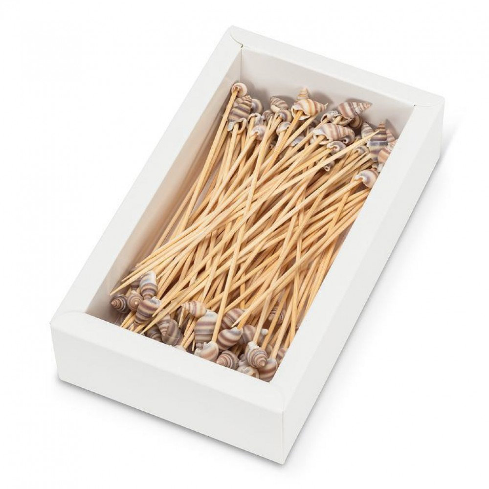 Highland Dunes 100 Piece Shell Cocktail Pick | Wayfair