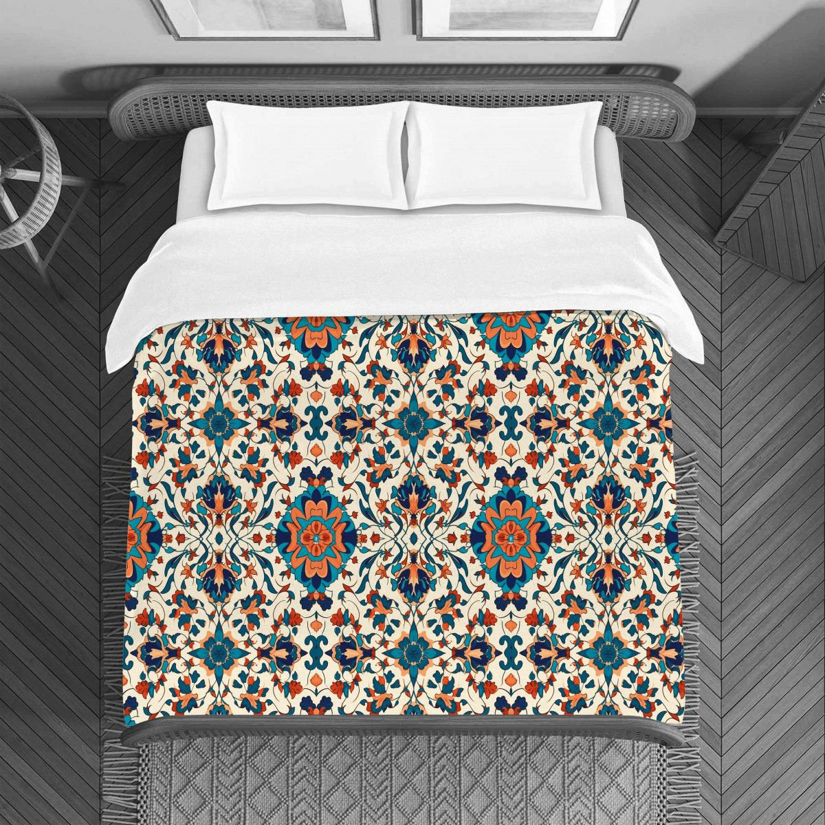 VisionDecor Persian Inspired Art Persian Bedding Style Duvet Cover ...