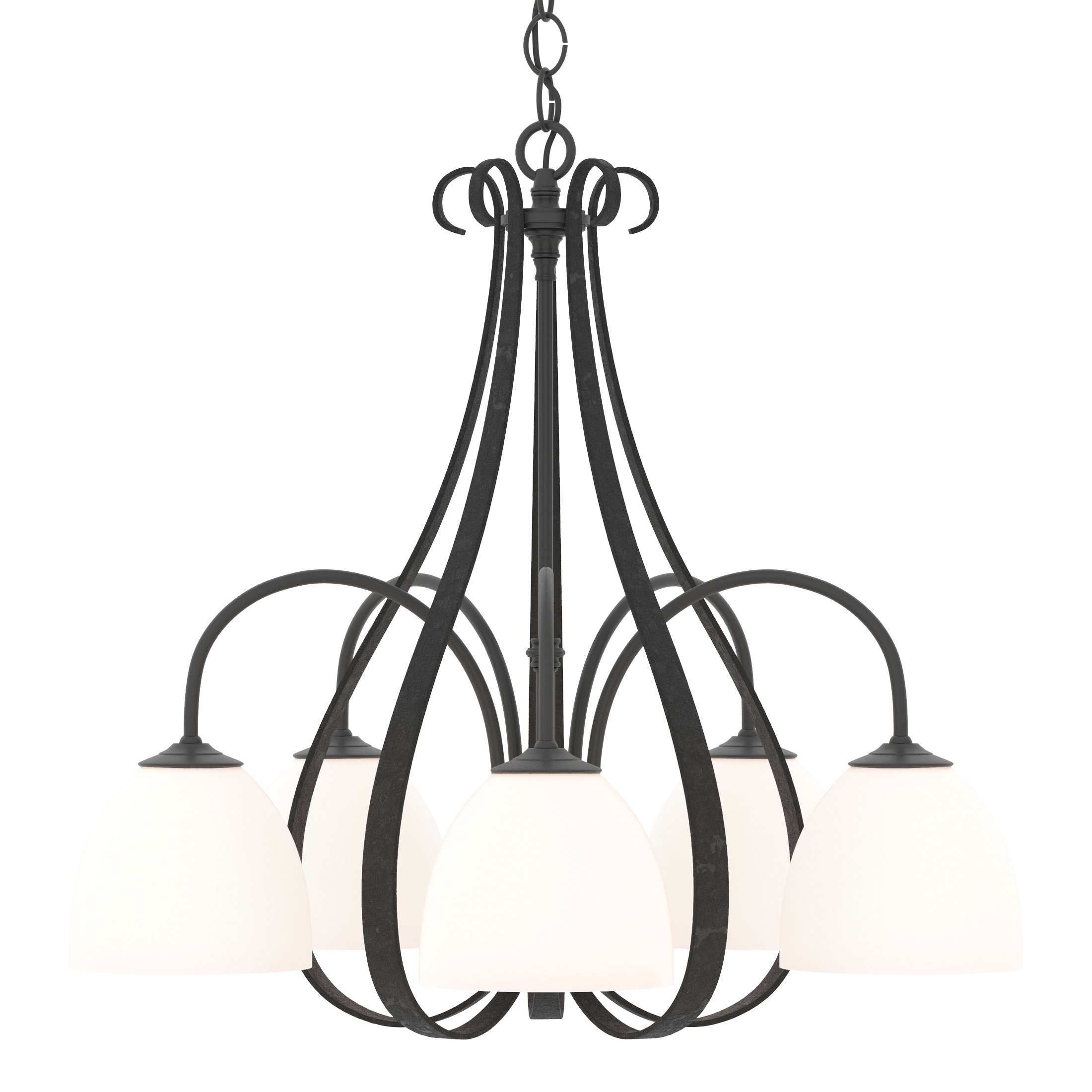 Hubbardton Forge Sweeping Taper 5 - Light Shaded Classic/Traditional ...