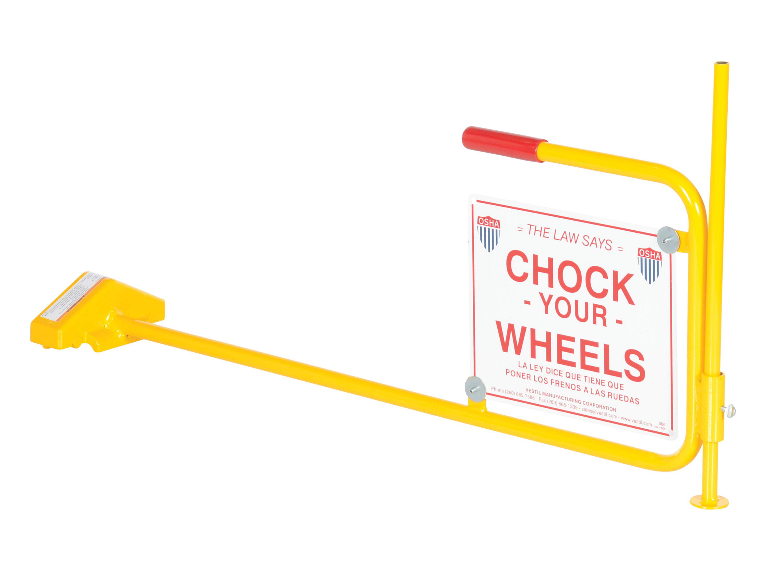 Vestil Flag Rail Chock | Wayfair