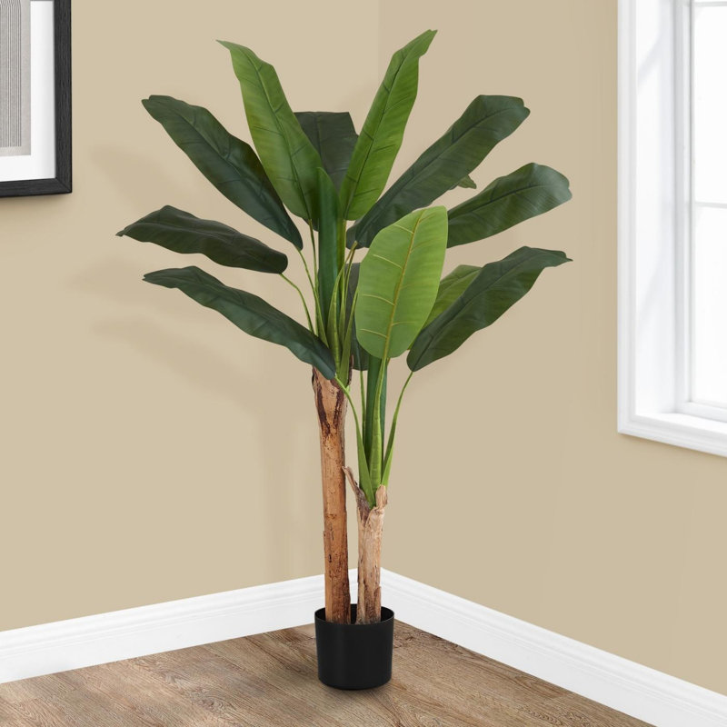 Primrue Realistic Banana Tree for Tropical Decor | Wayfair