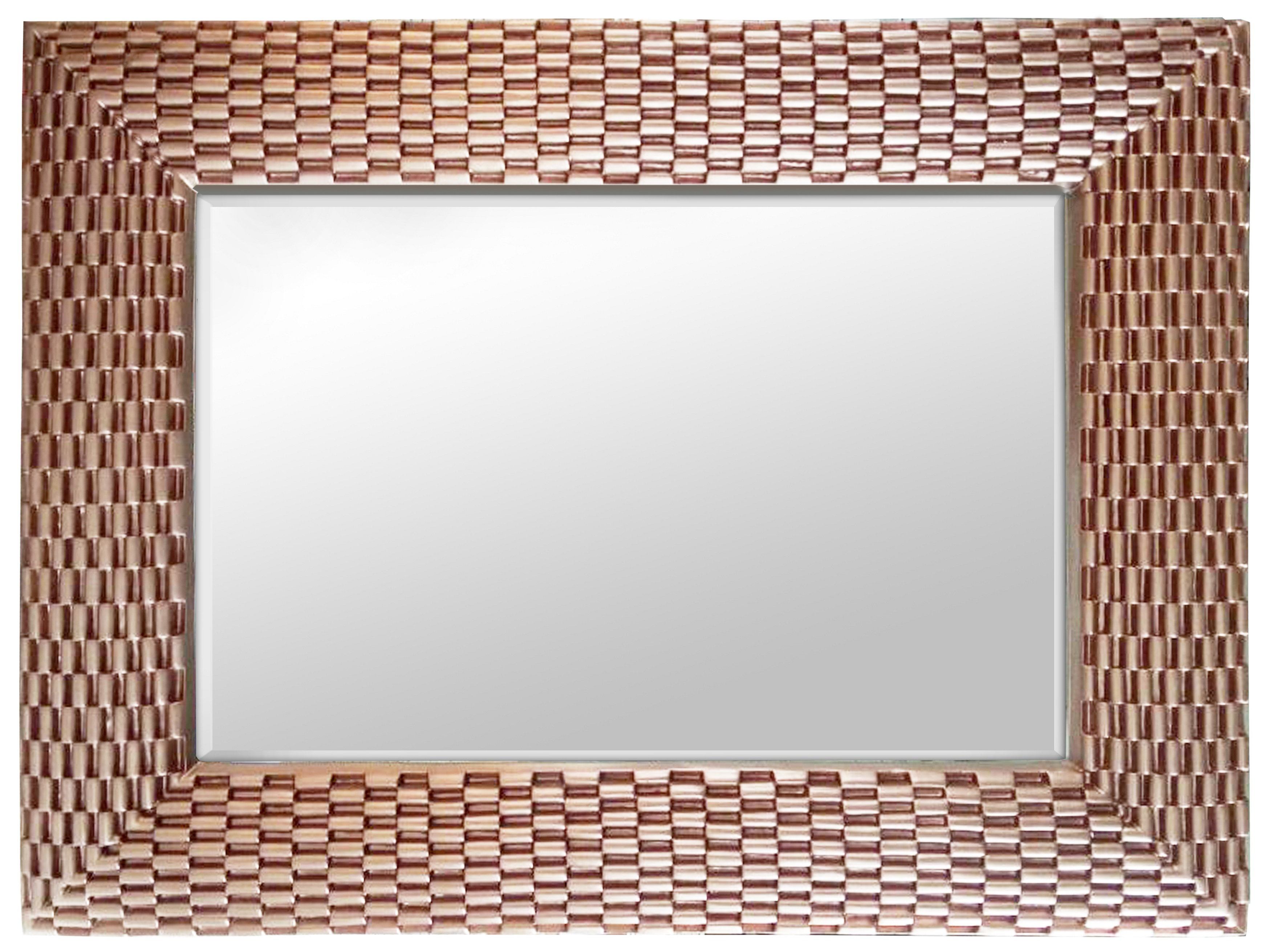 Brayden Studio Toombs Rectangle Weave Wall Mirror - Wayfair Canada