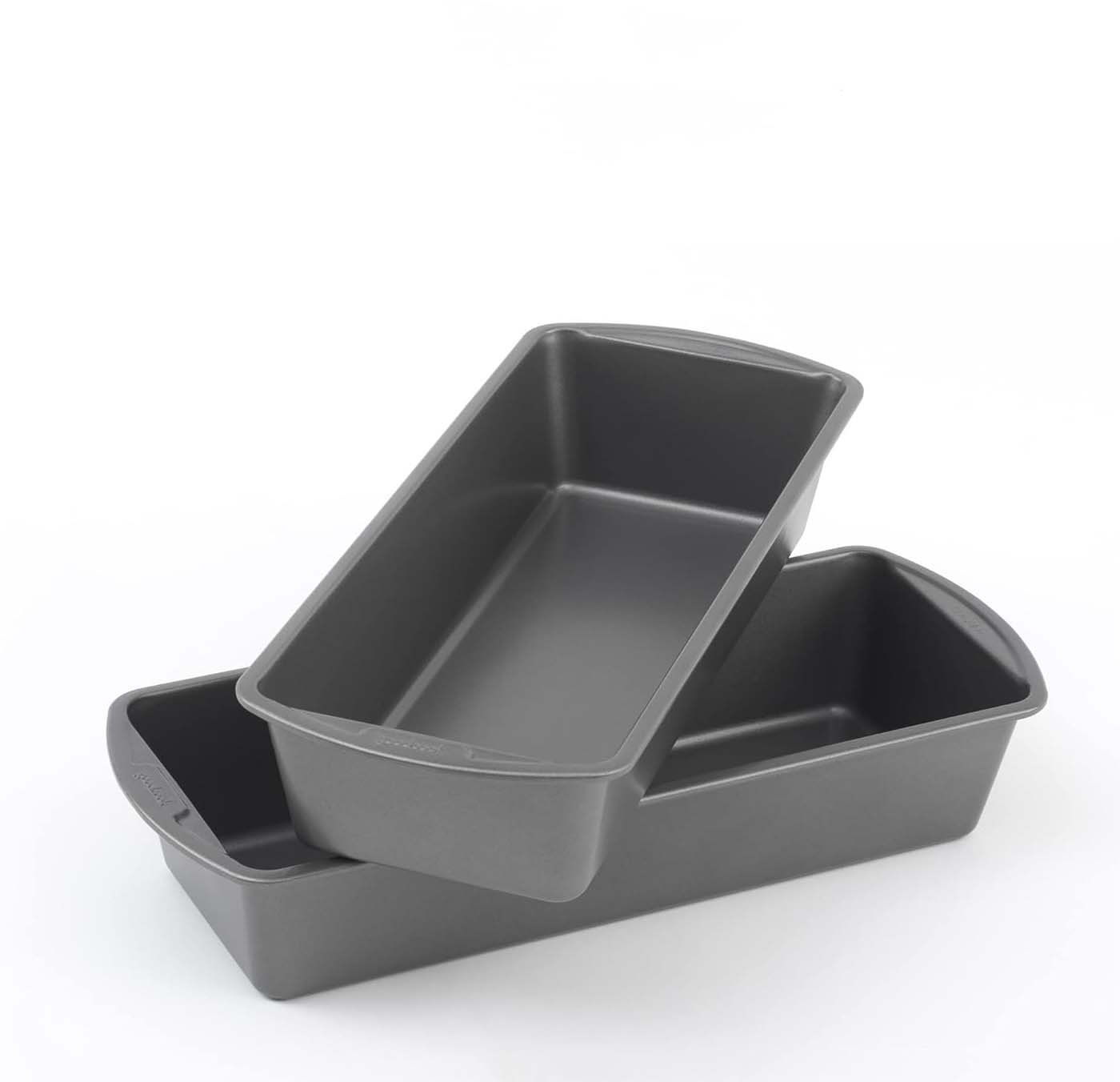 Inlij Nonstick Steel Bread Loaf Pans, Set of Two Loaf Pans, Even Heat ...