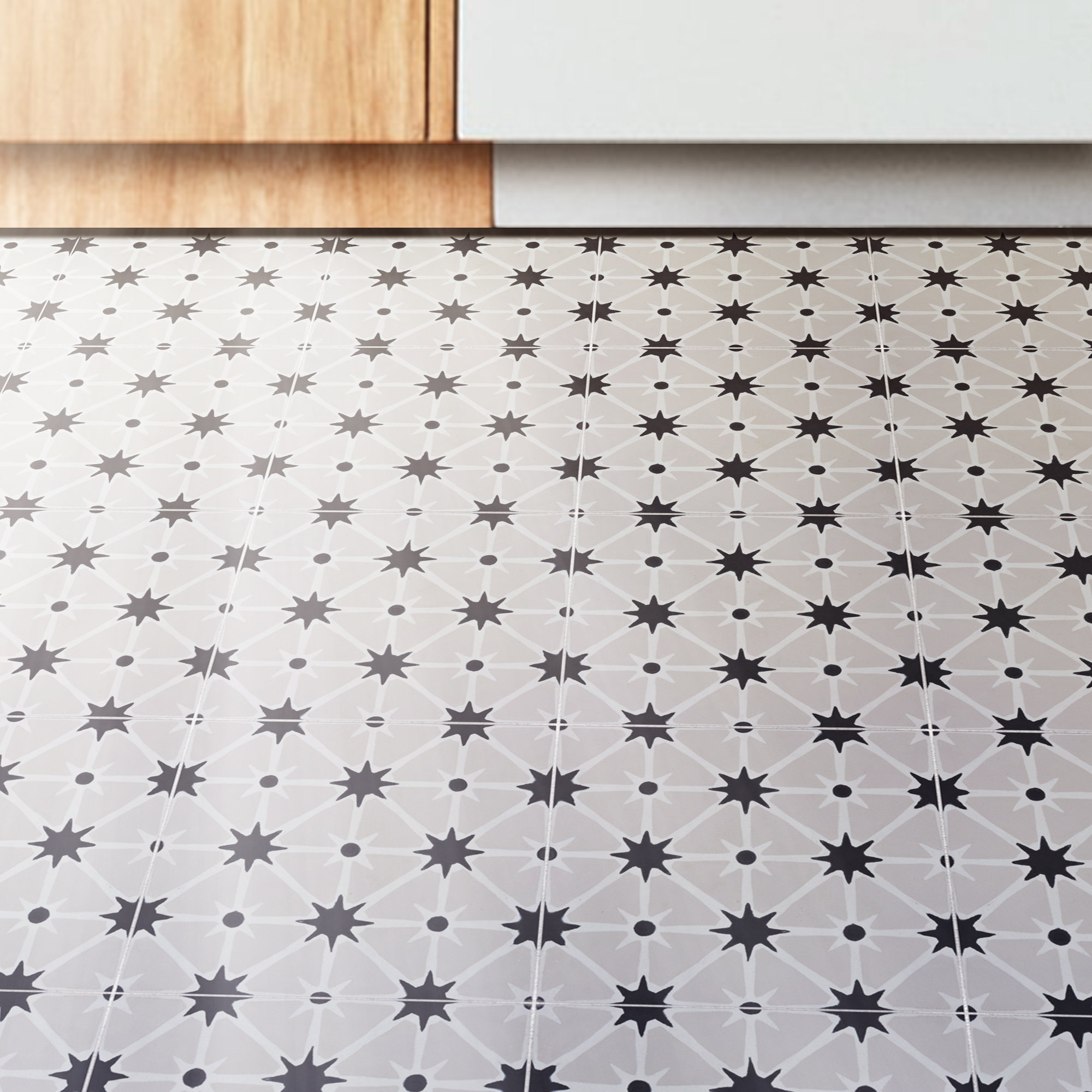 Moroccan Mosaic Tile House Venice 8" x 8" Cement Patterned Wall & Floor ...