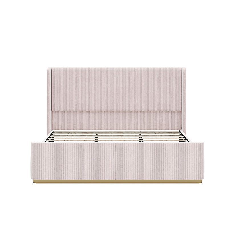 Union Rustic Modern Upholstered Bed Frame | Wayfair