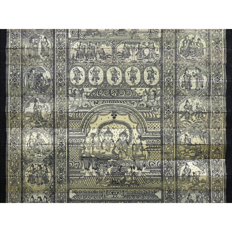 Exotic India Shri Ram Darbar At Center With Ramayan (The Story Of Lord ...