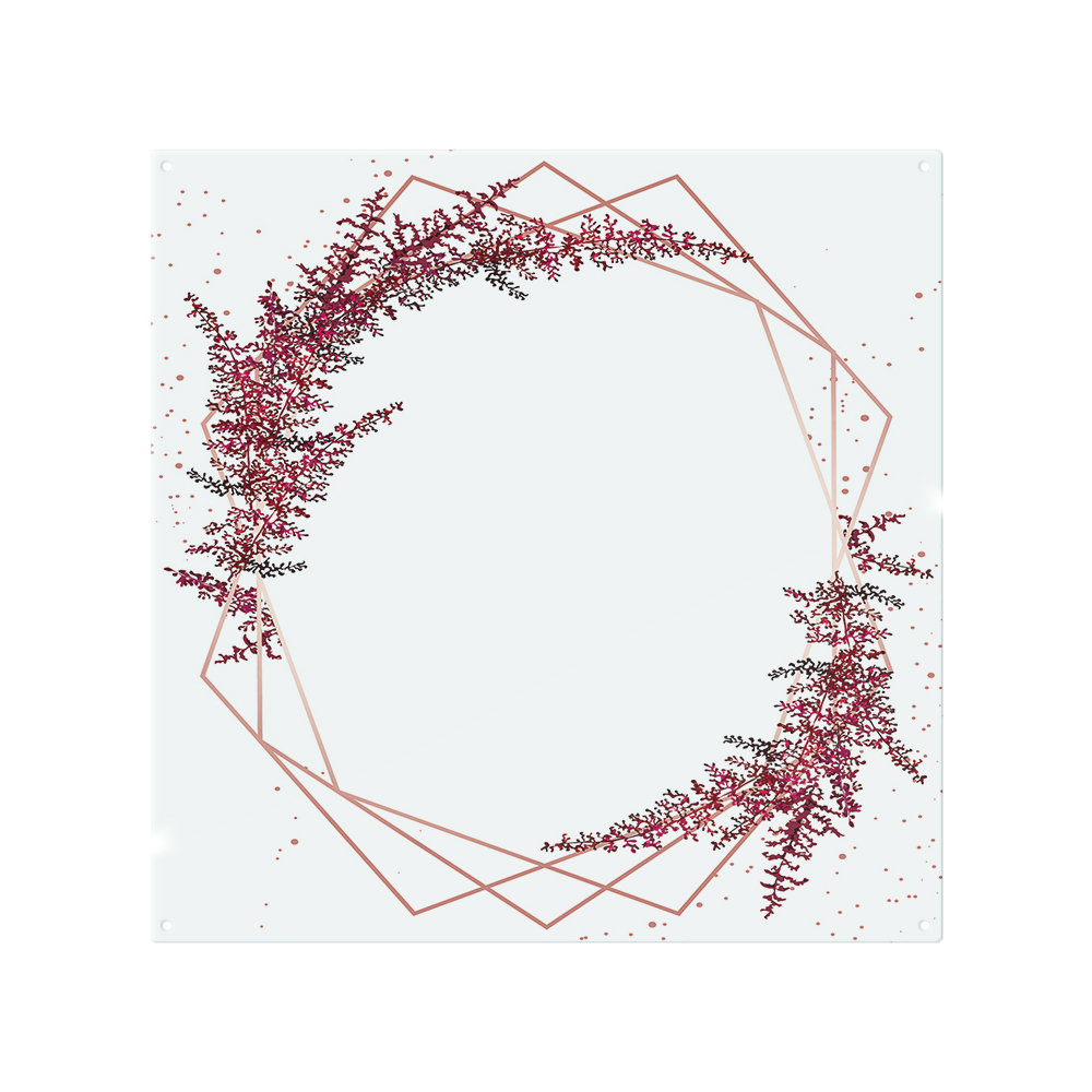 Corrigan Studio Flower And Geometric Shapes Splash Back | Wayfair.ie