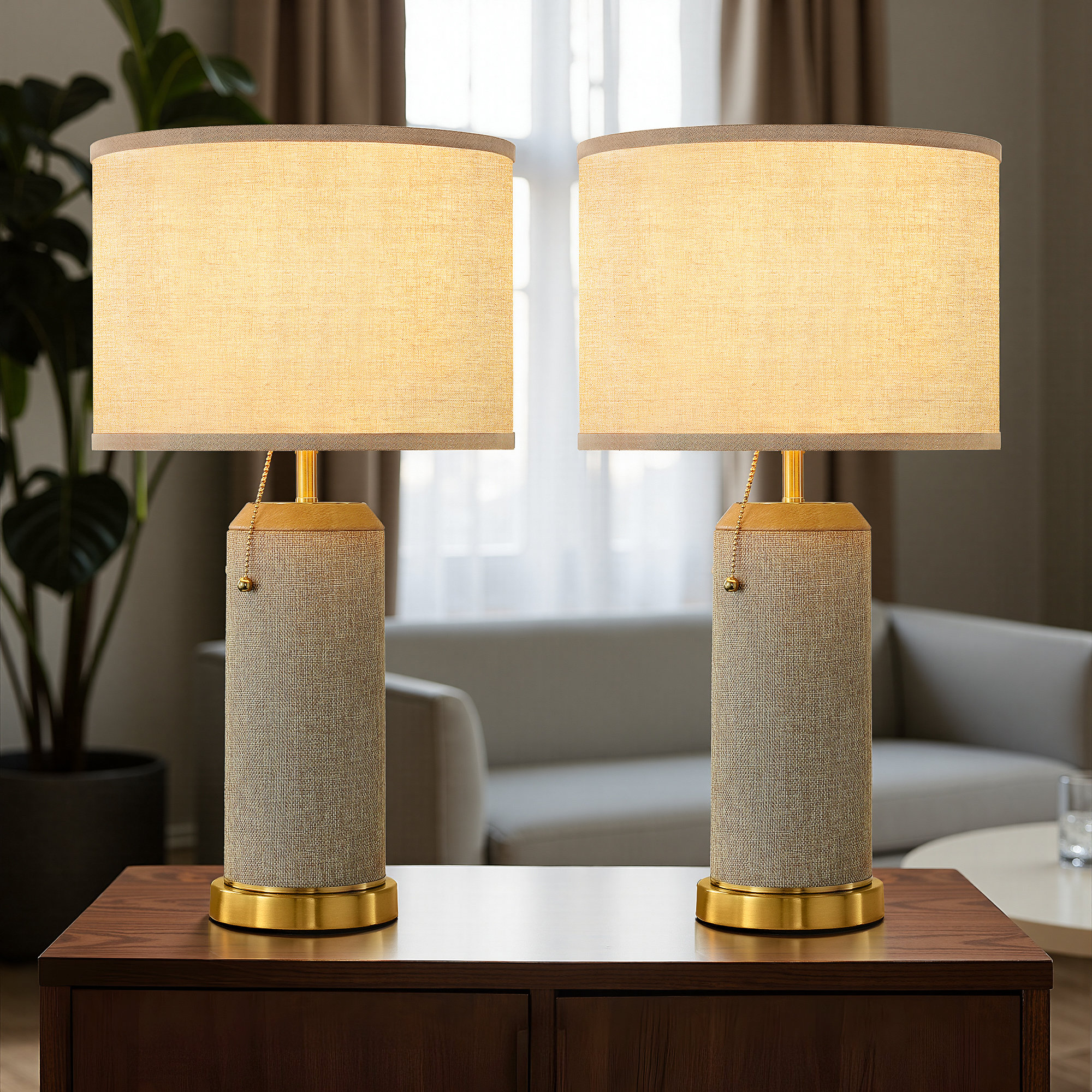 Mercer41 Modern Table Lamp - Minimalist Design For Bedroom And Living ...