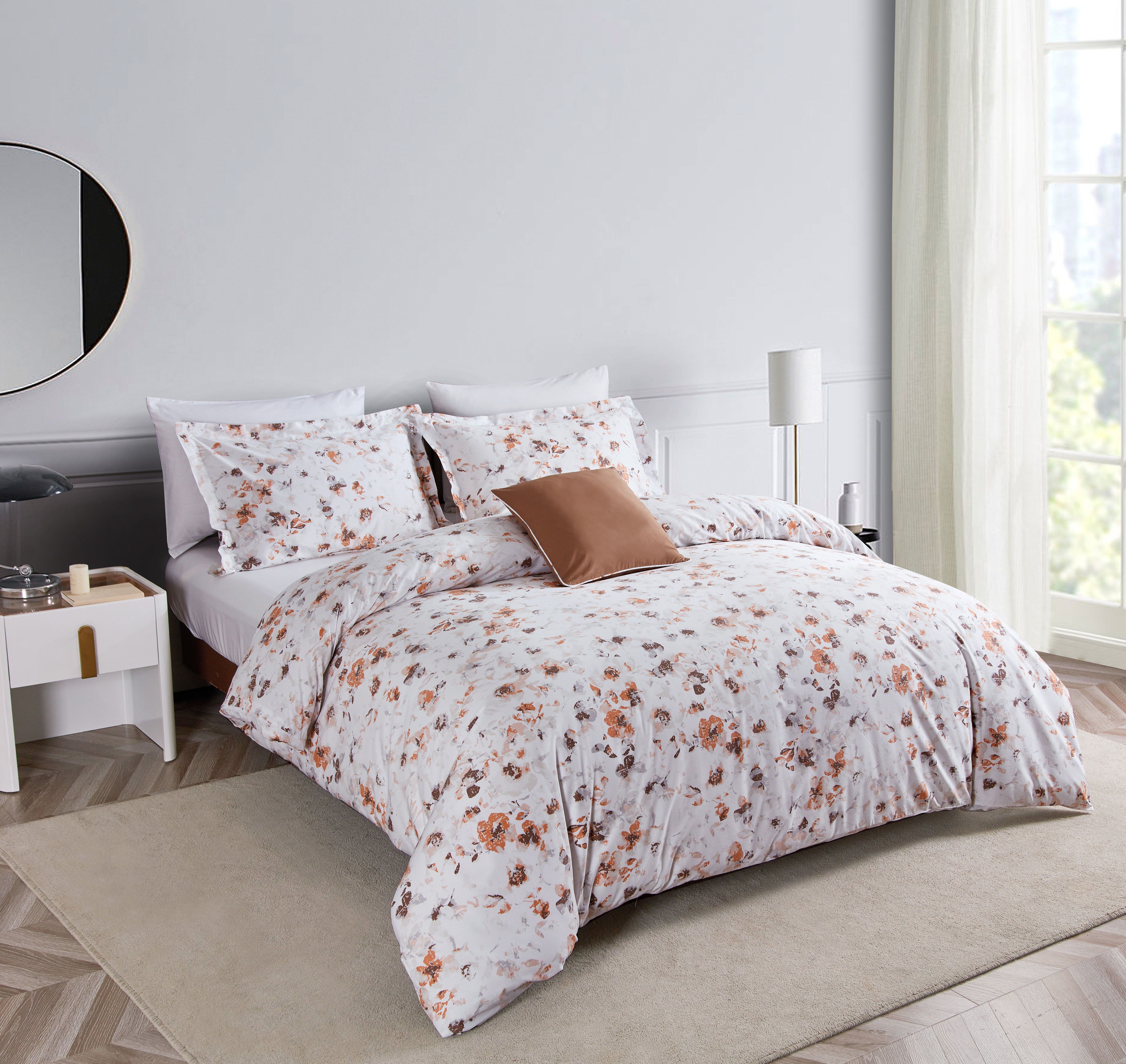Red Barrel Studio® Brade 100% Cotton Sateen Duvet Cover Set | Wayfair