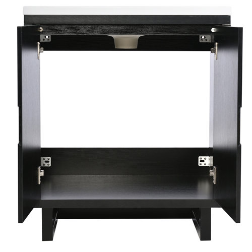 26"-30" Black Vanity Bases You'll Love | Wayfair