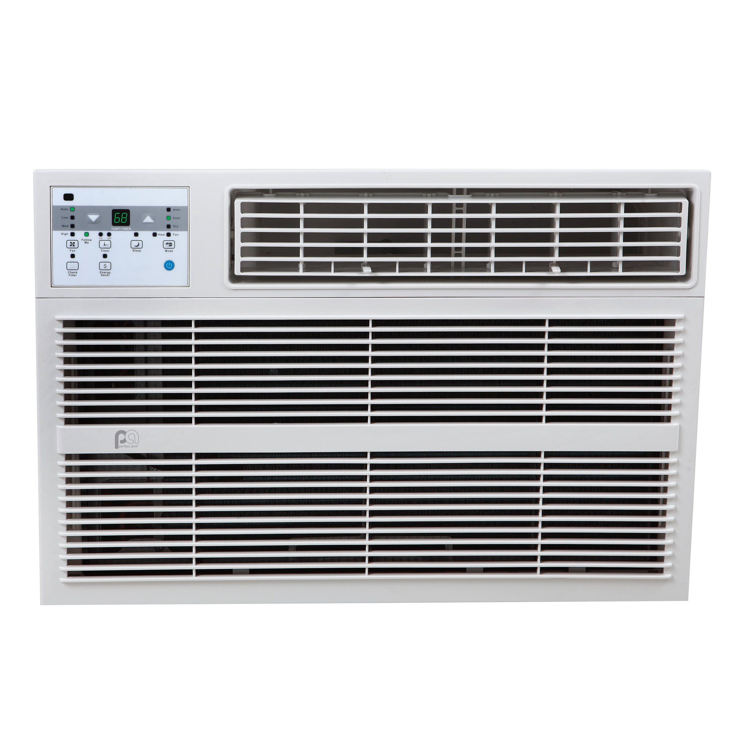 Perfect Aire 12,000 BTU Window Air Conditioner with Heater and Remote ...