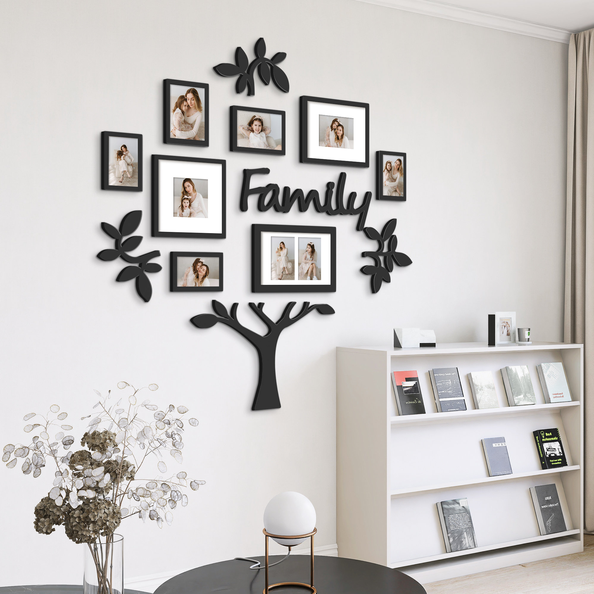 Red Barrel Studio® Guruvansh Family Picture Frame, Collage Wall Frame ...