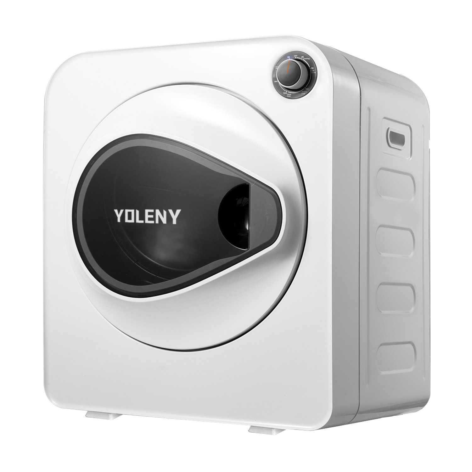 EROMMY Electric Compact Laundry Dryer, 13.2 lbs Load Stainless Steel ...