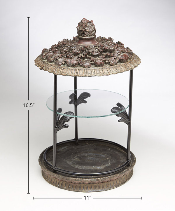 AA Importing Tabletop Round Display Case - Wayfair Canada