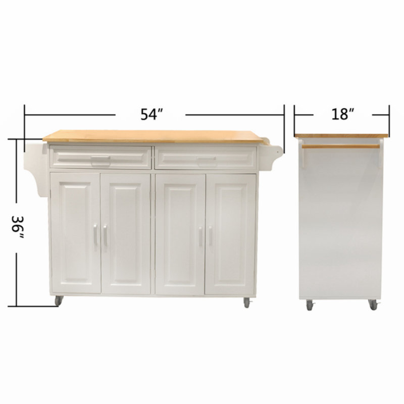 Winston Porter Ninah with Wood Top | Wayfair