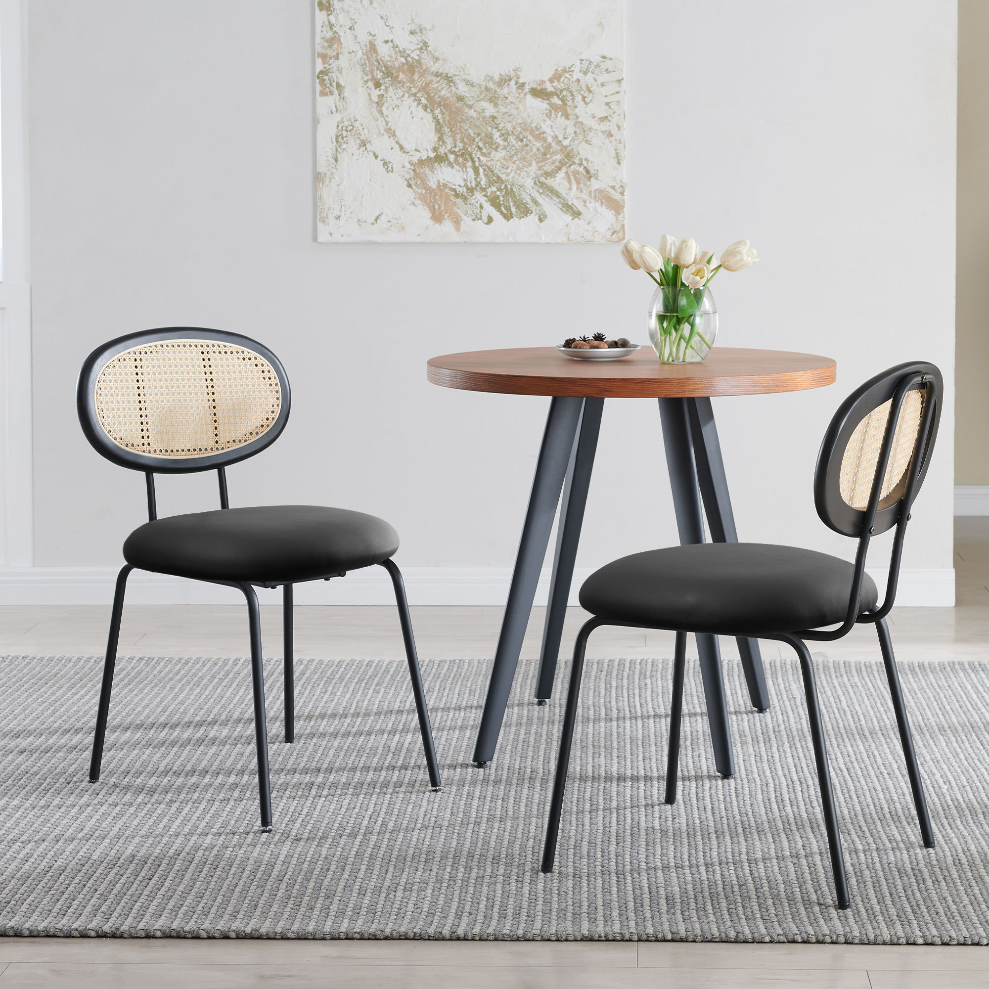 Bayou Breeze Alexander-Jay Fabric Full Back Side Chair | Wayfair