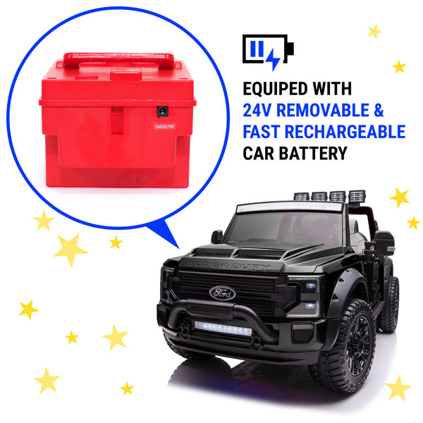 Moderno Kids Ford F450 Moderno Kids 24 Volt 2 Seater Battery Powered ...