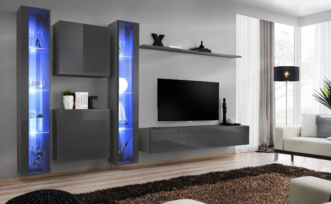 17 Stories Switch XVI Entertainment Unit for TVs up to 75 Inch ...