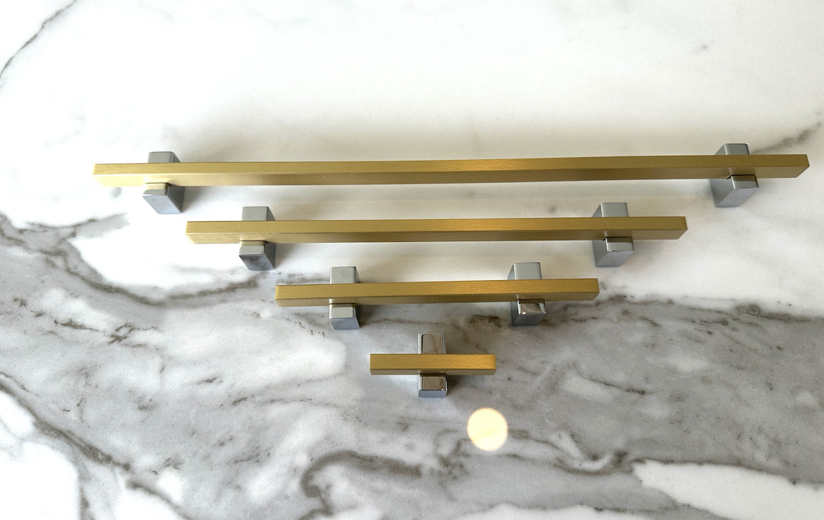 Lewis Dolin 5"2 Tone Cabinret Pull - Wayfair Canada