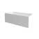 Valley Acrylic 54" x 30" Above Floor Rough-In Soaking Acrylic Bathtub ...