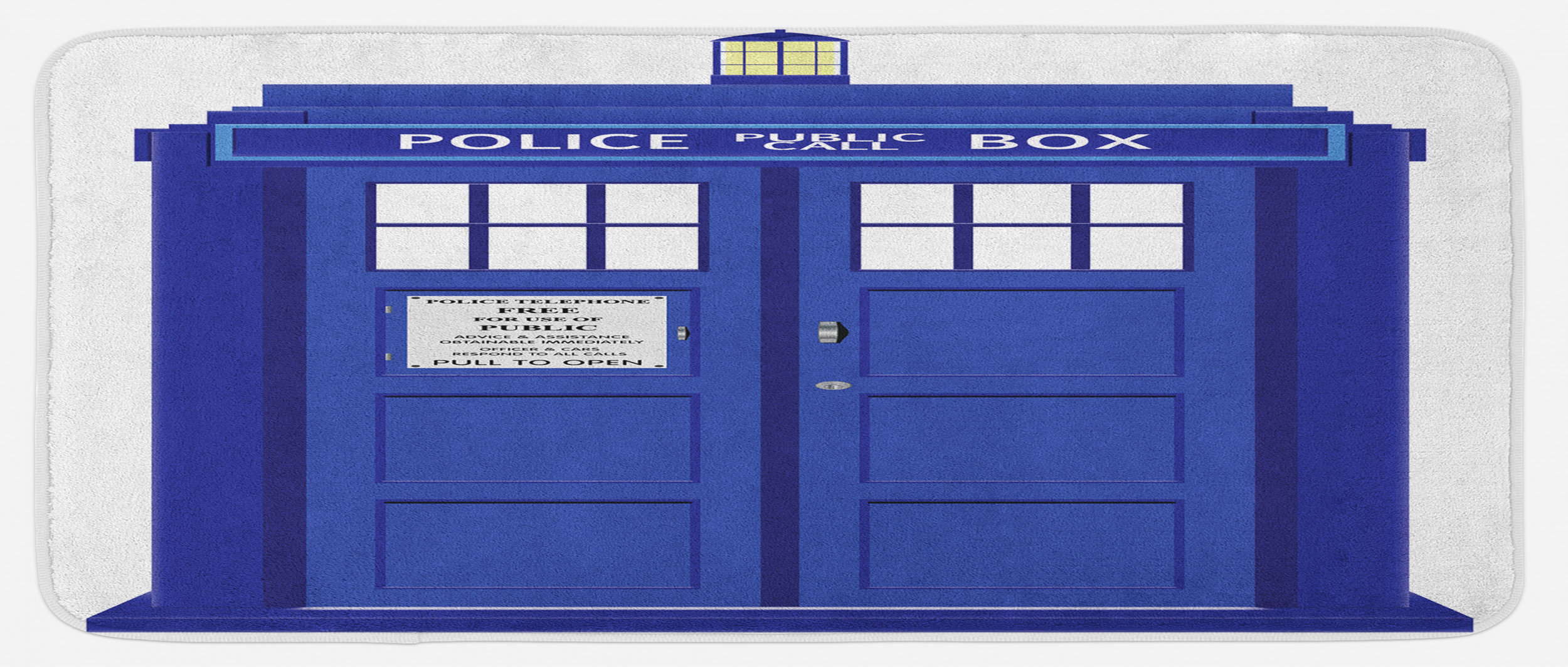 East Urban Home Police Kitchen Mat | Wayfair