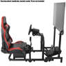 Anman G920 Sim Racing Cockpit with Seat and TV Stand Fit Logitech ...