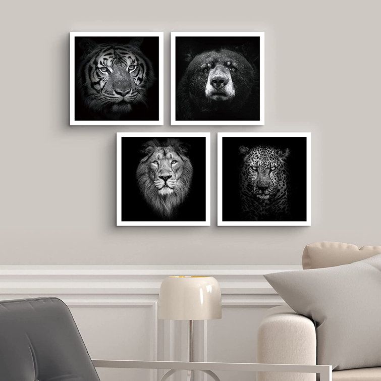 SIGNLEADER Forest And Jungle Animal Portraits Nature WildLife Framed On ...