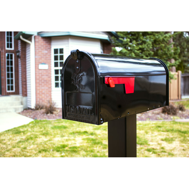 Architectural Mailboxes Elite Steel Post Mounted Mailbox & Reviews ...