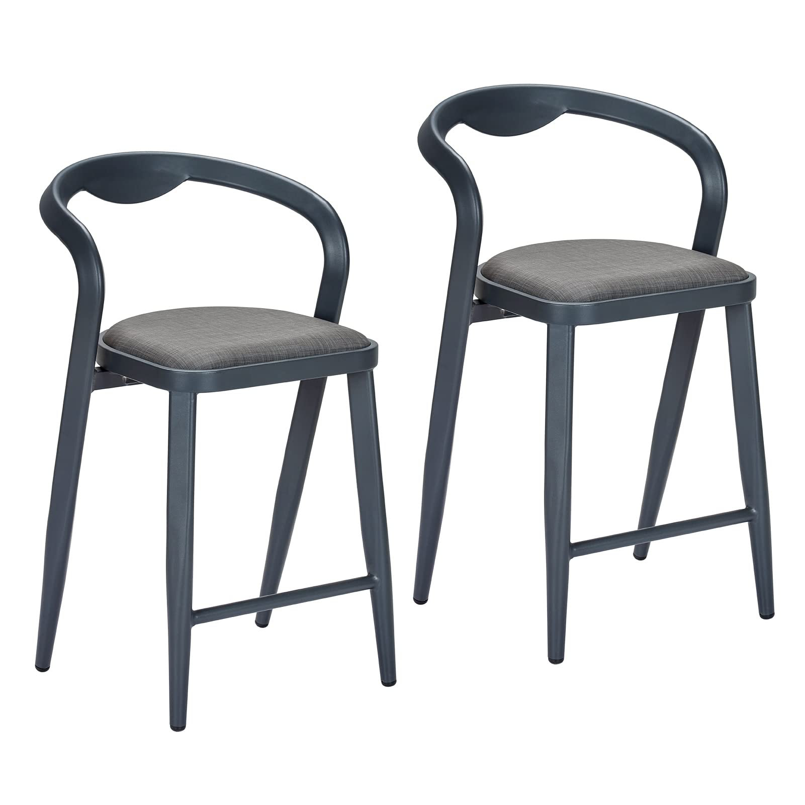 Corrigan Studio® Outdoor Counter Height Bar Stools Chairs Set Of 2 Bar ...