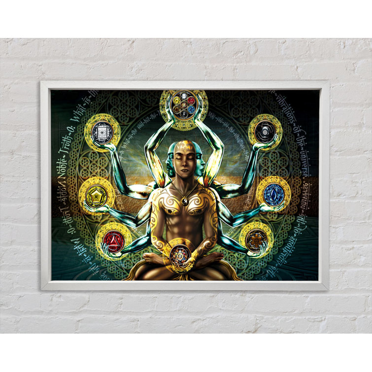 Latitude Vive Tibetan Unifying Elements - Single Picture Frame Art ...