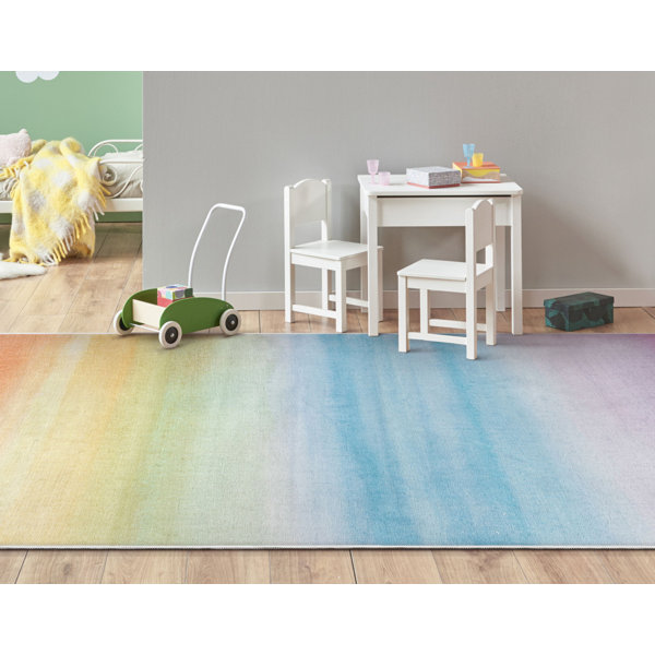 Well Woven Kids Rugs Sunrise Ombre Modern Multi Color Area Rug ...