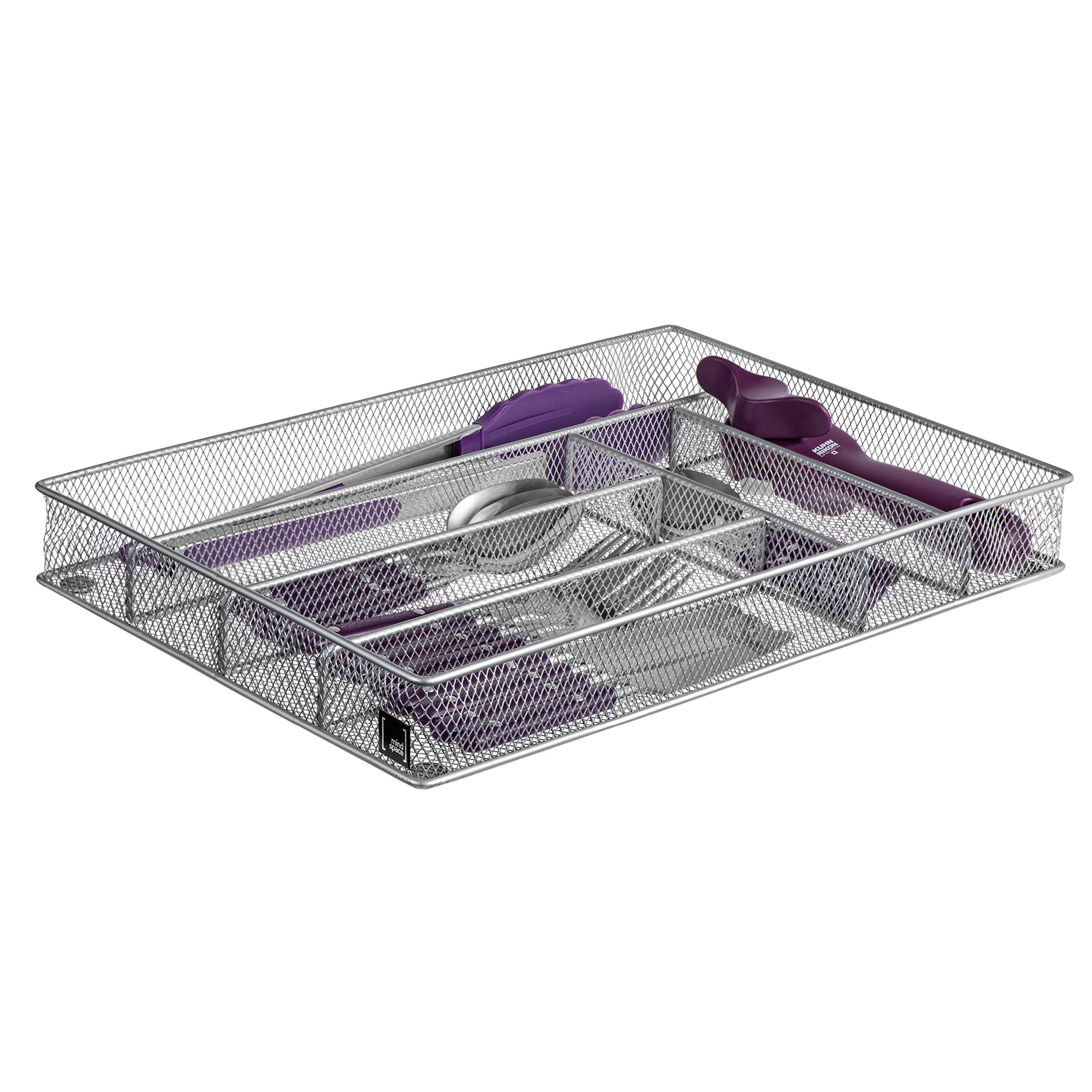 Rebrilliant Cutlery Organizer Silverware Tray With 6 Compartments ...