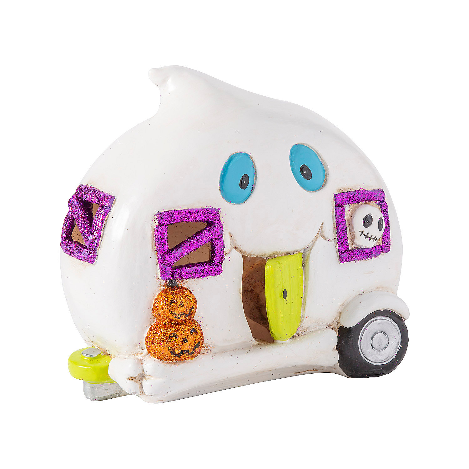 The Holiday Aisle® Ghost Camper Tabletop Halloween Decoration | Wayfair