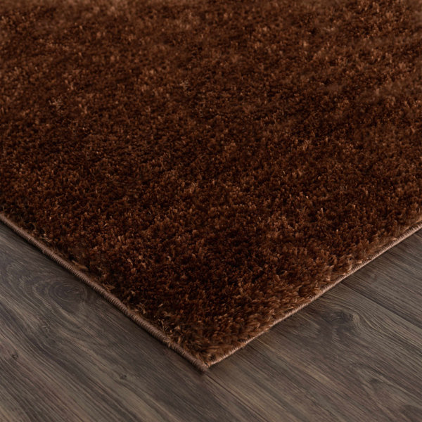 Eider & Ivory™ Kronos Performance Brown Plush Pile Area Rug & Reviews ...