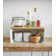 Yamazaki USA Tosca Yamazaki Home Wood-Top Stackable Kitchen Rack ...